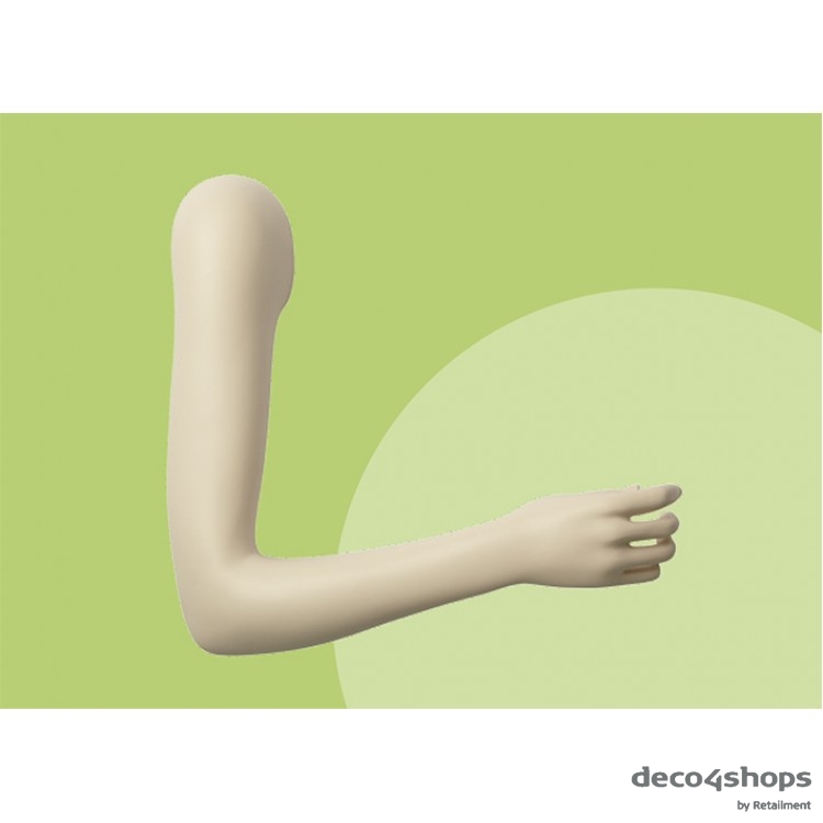 Mannequin arm - Female - Ivory | Arm display forms - Deco4shops